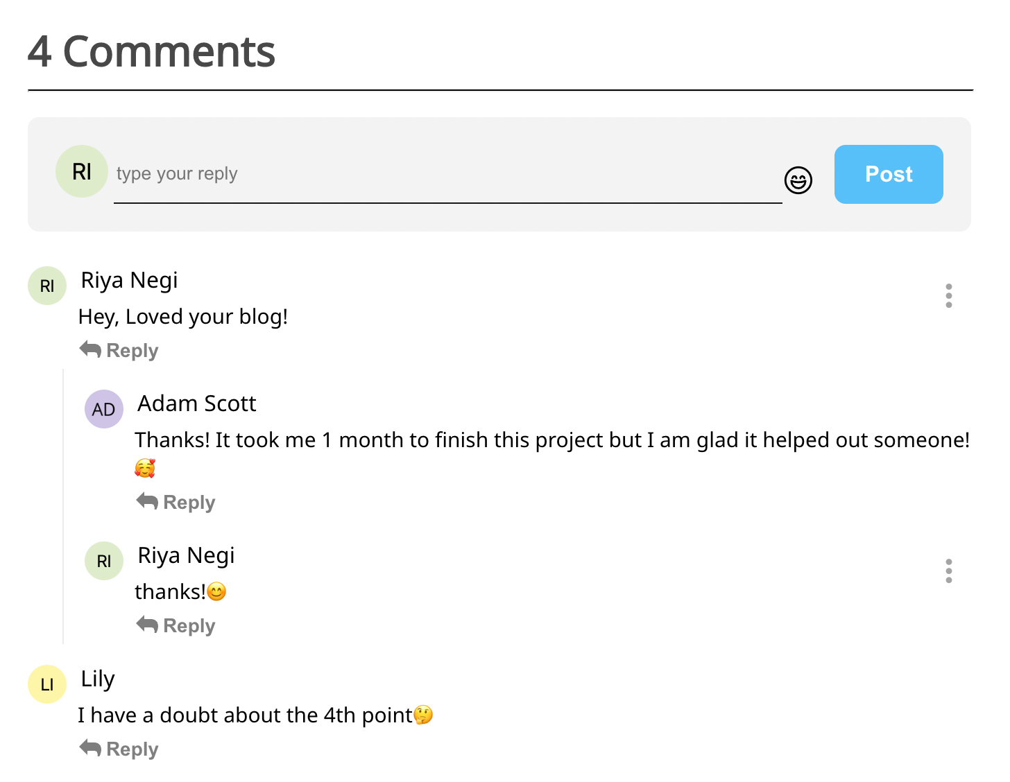 React App